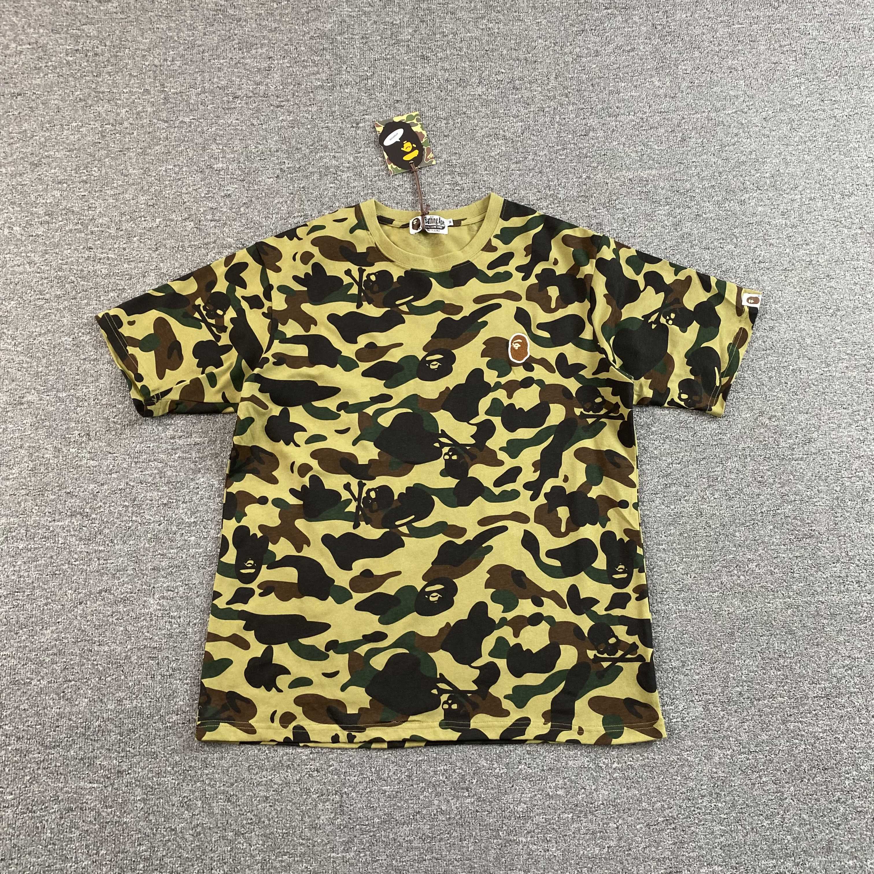 Remera Bape 1st Camo One Point Amarilla - Drip Store Argentina