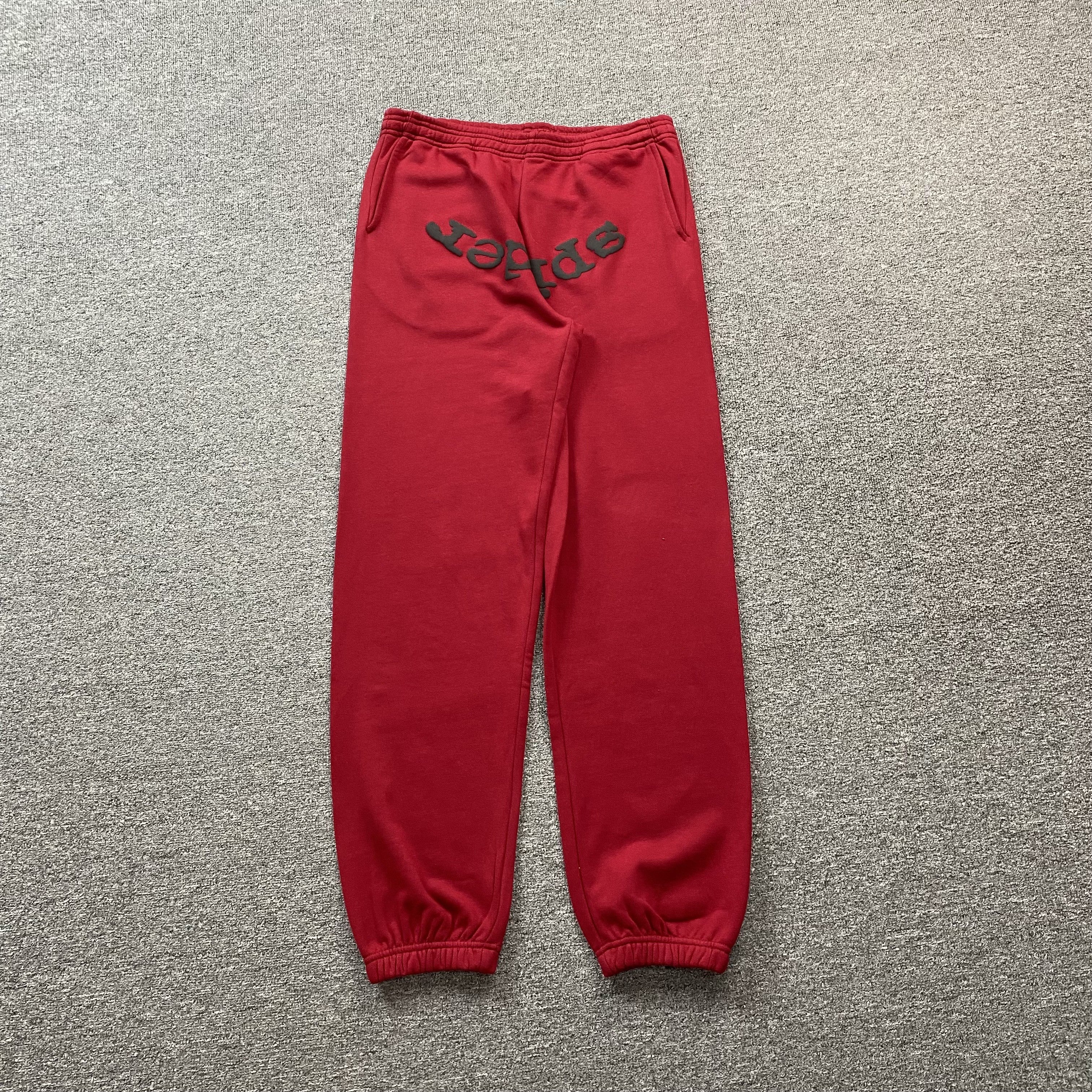 Pantalón Sp5Der Web Rojo – Drip Store Argentina