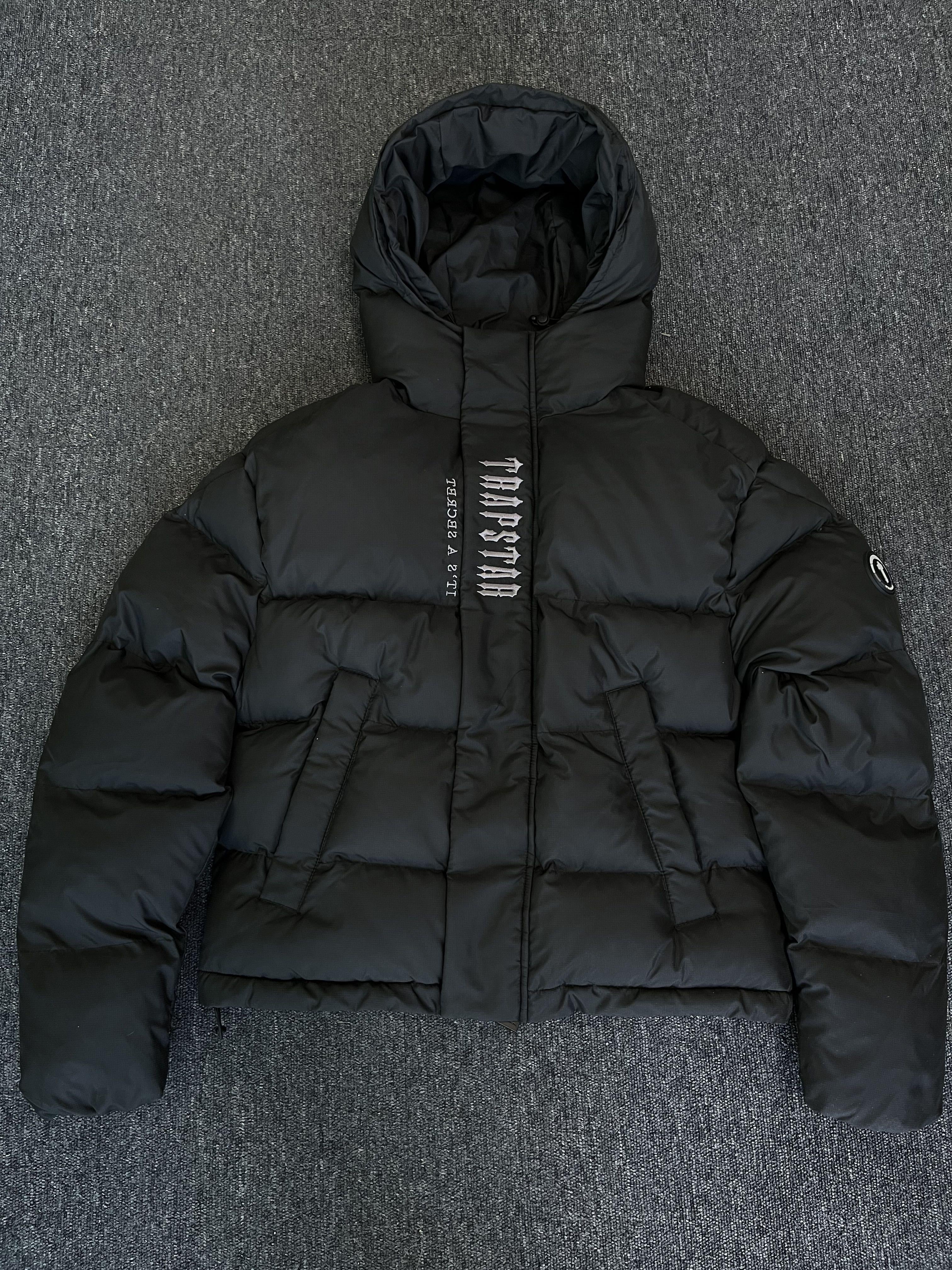 Campera Trapstar Decoded Hooded 2.0 Puffer Negra – Drip Store Argentina
