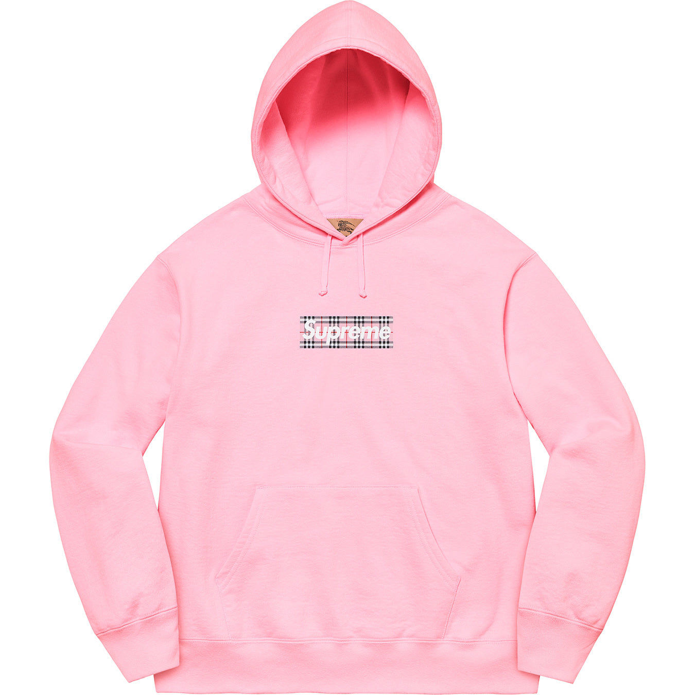 SUPREME BURBERRY BOX LOGO HOODIE PINK - Drip Store – Drip Store Argentina